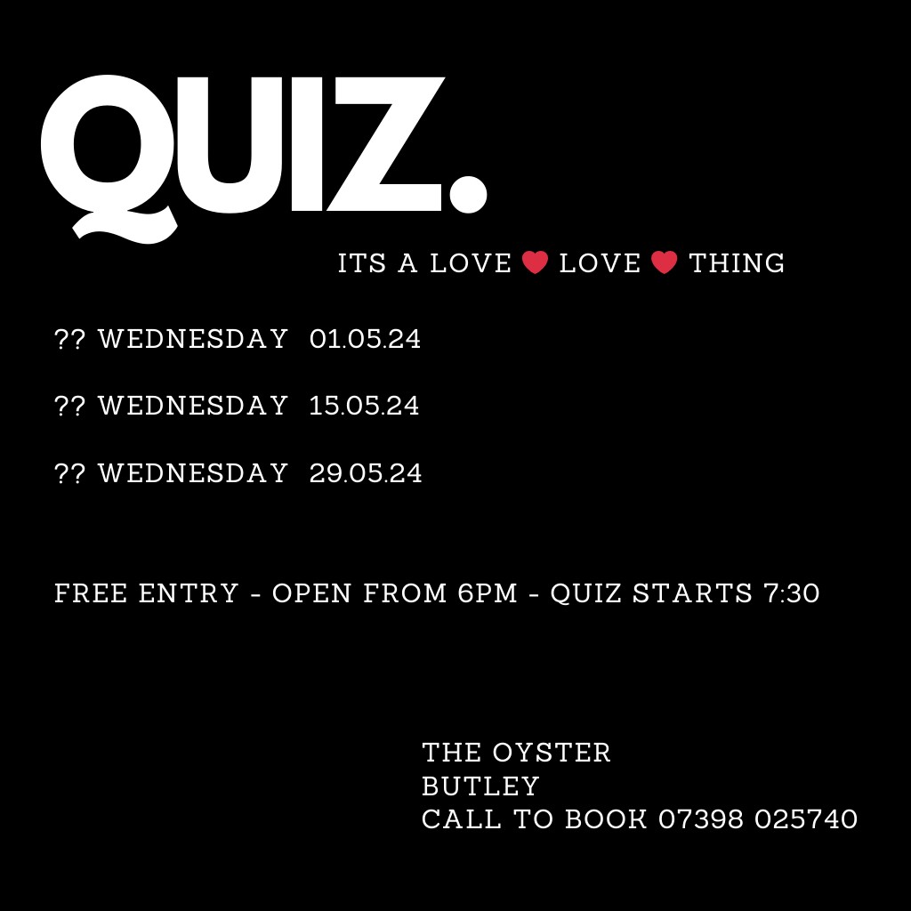 Events - The Oyster Inn at Butley